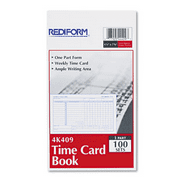 TOPS, TOP1261, 1-Sided Weekly Time Cards, 500 / Box, Manila - Walmart.com