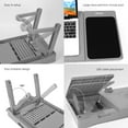 iMountek Foldable Laptop Table Bed Notebook Desk With Cooling Fan Mouse ...