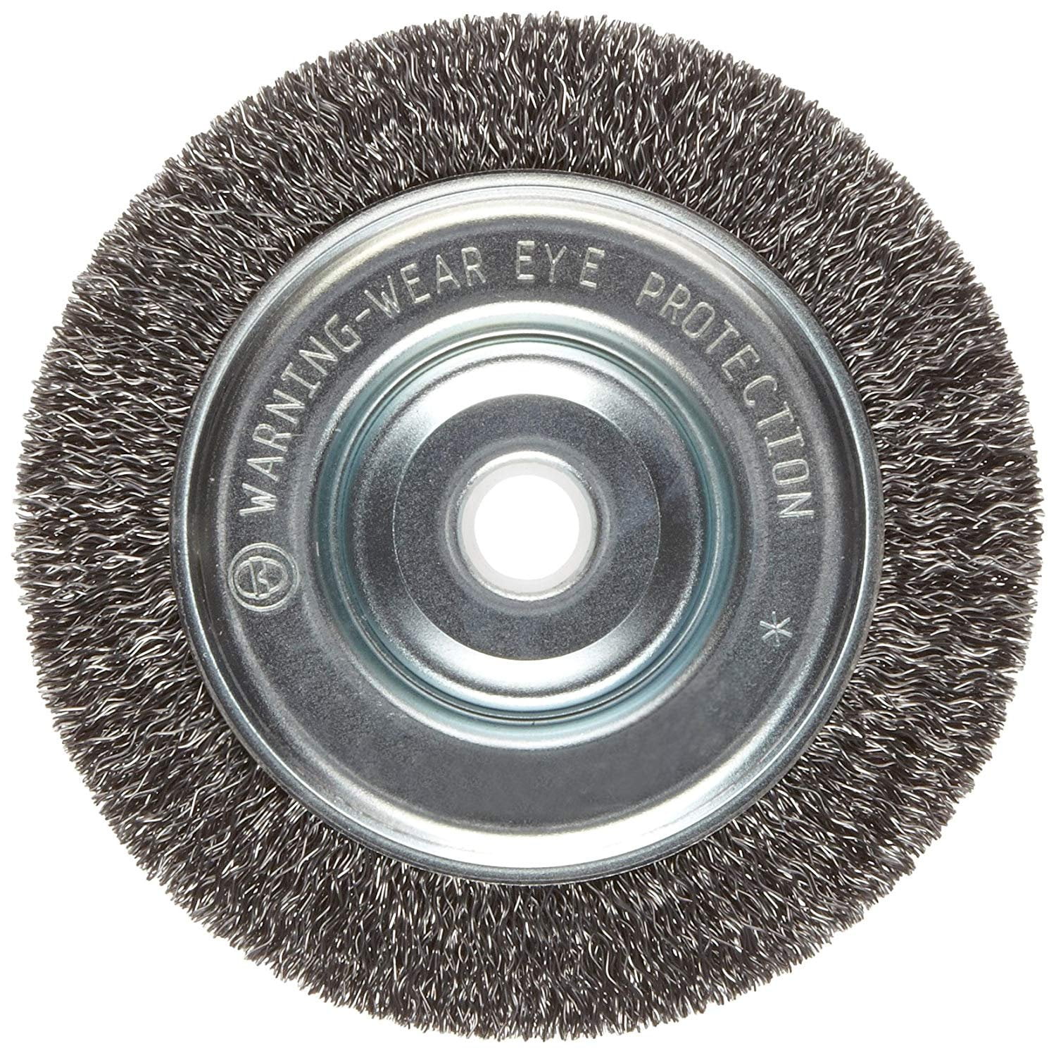 Weiler Vortec Pro Narrow Face Wire Wheel Brush, Round Hole, Carbon ...