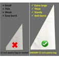 21 Inch Extra Large Piping Bags,100 Pack Disposable Pastry Bags,Thick ...