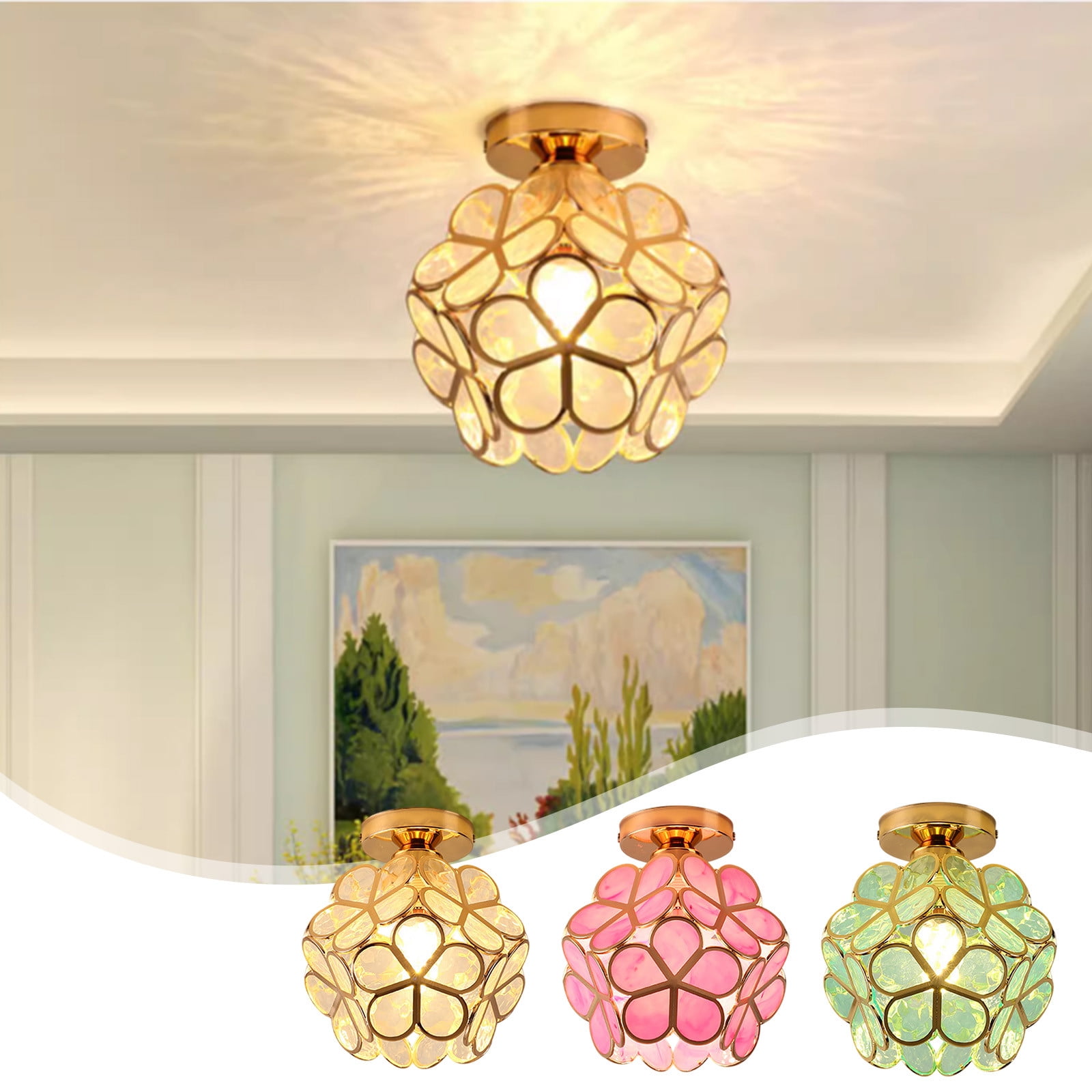 Click here for Kloer Ceiling Light Japanese Scandinavian Modern S... prices