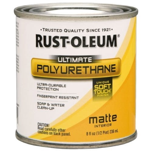 Rust-Oleum 260357 Soft Touch Polyurethane, Half Pint, Matte [Half Pint ...