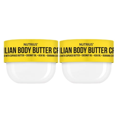 Nutrius Brazilian Body Butter Cream, 2 x 355 mL - Walmart.ca