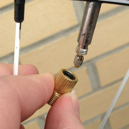 10PCS/Set Brass Adaptor Presta to Schrader Bicycle Valve Converter ...