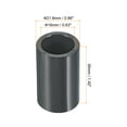 Uxcell UPVC Pipe Fitting 16mm Socket, 4 Pack Straight Coupling, Dark ...