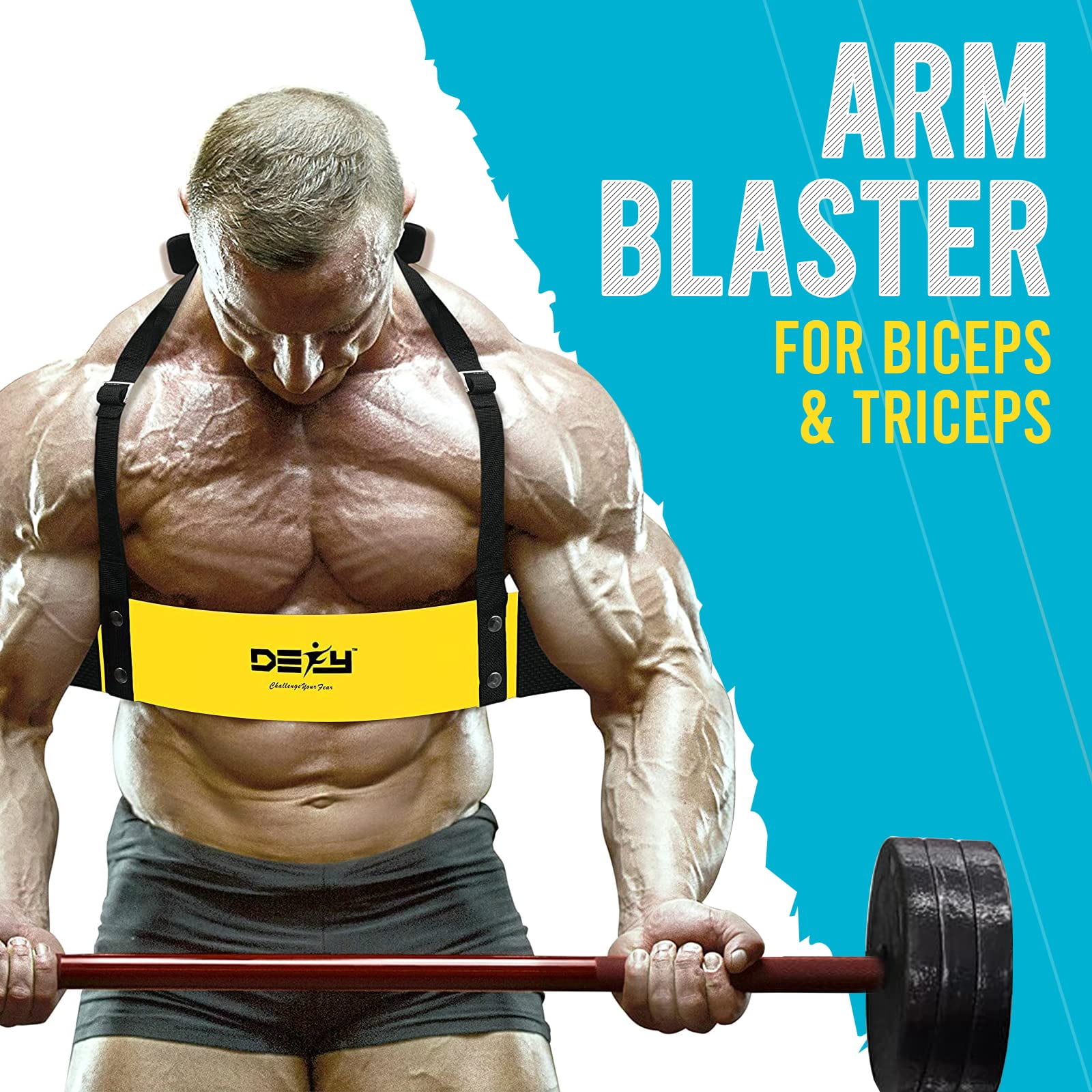Thick Gauge Aluminum Arm Blaster DEFY Arm Blaster For Bicep Curls ...