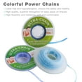 faruijie Colourful Elastic Power Chain for Braces Dental Orthodontic ...