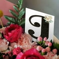 3drose, Monogram Initial J with Pretty White Floral, 6 Greeting Cards ...