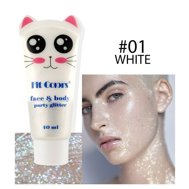 White Shimmer Body Makeup | Saubhaya Makeup