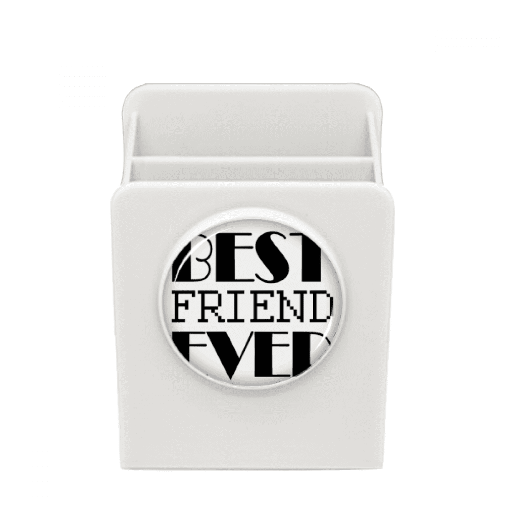 Best Friend Ever Quote Art Deco Fashion Desk Pencil Holder Cup Pen ...