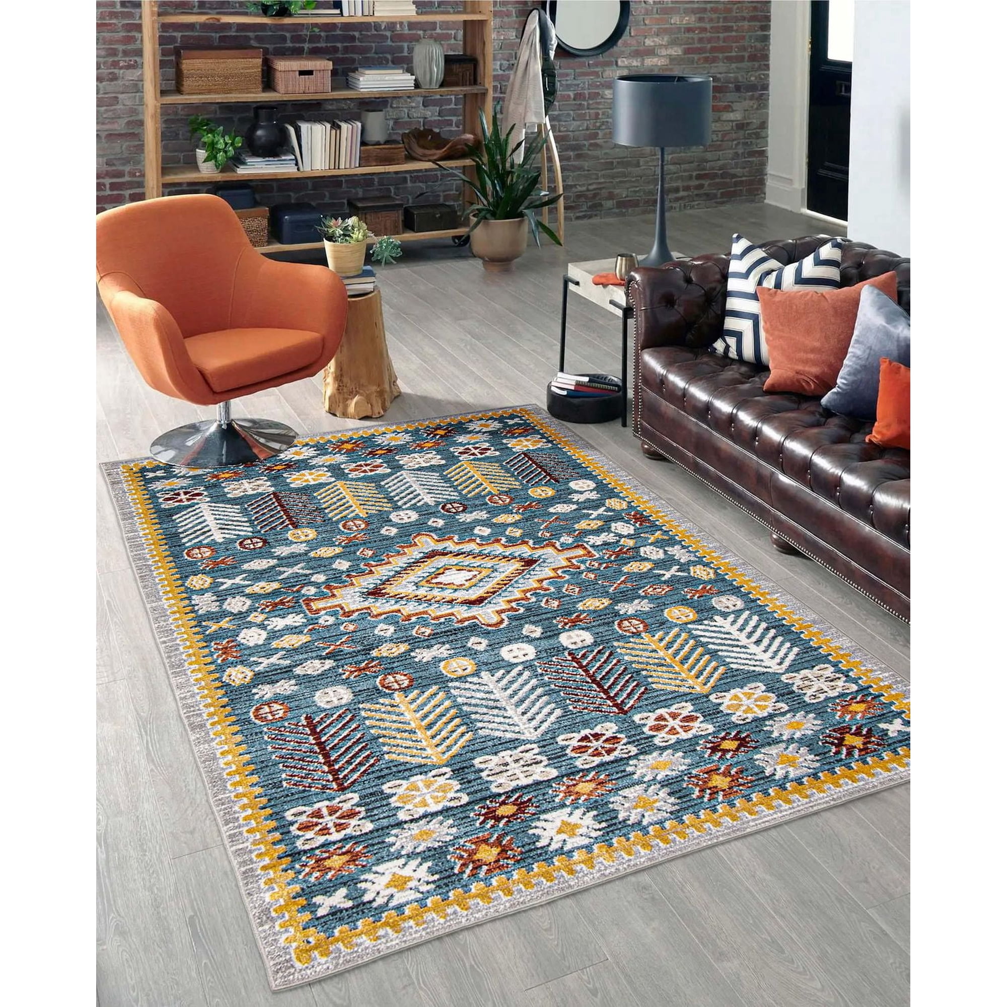 Click here for Ecarpet Washable Southwestern Area Rug & Runner Fo... prices