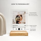 Custom Personalized Photo Song Framed Lyrics Music Album Cover Picture ...