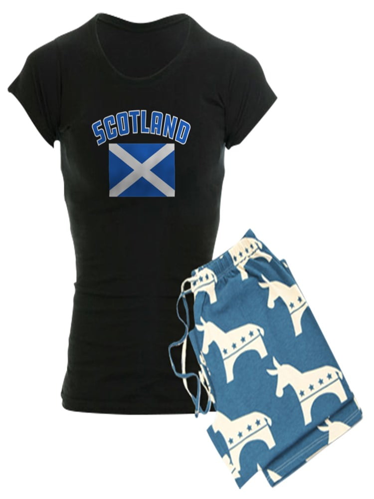 CafePress - Scotland Flag - Women's Dark Pajamas - Walmart.com