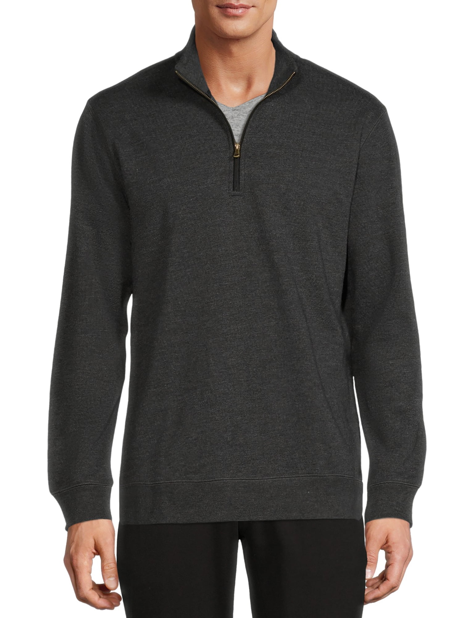 George Men's and Big Men's Quarter-Zip Pullover - Walmart.com