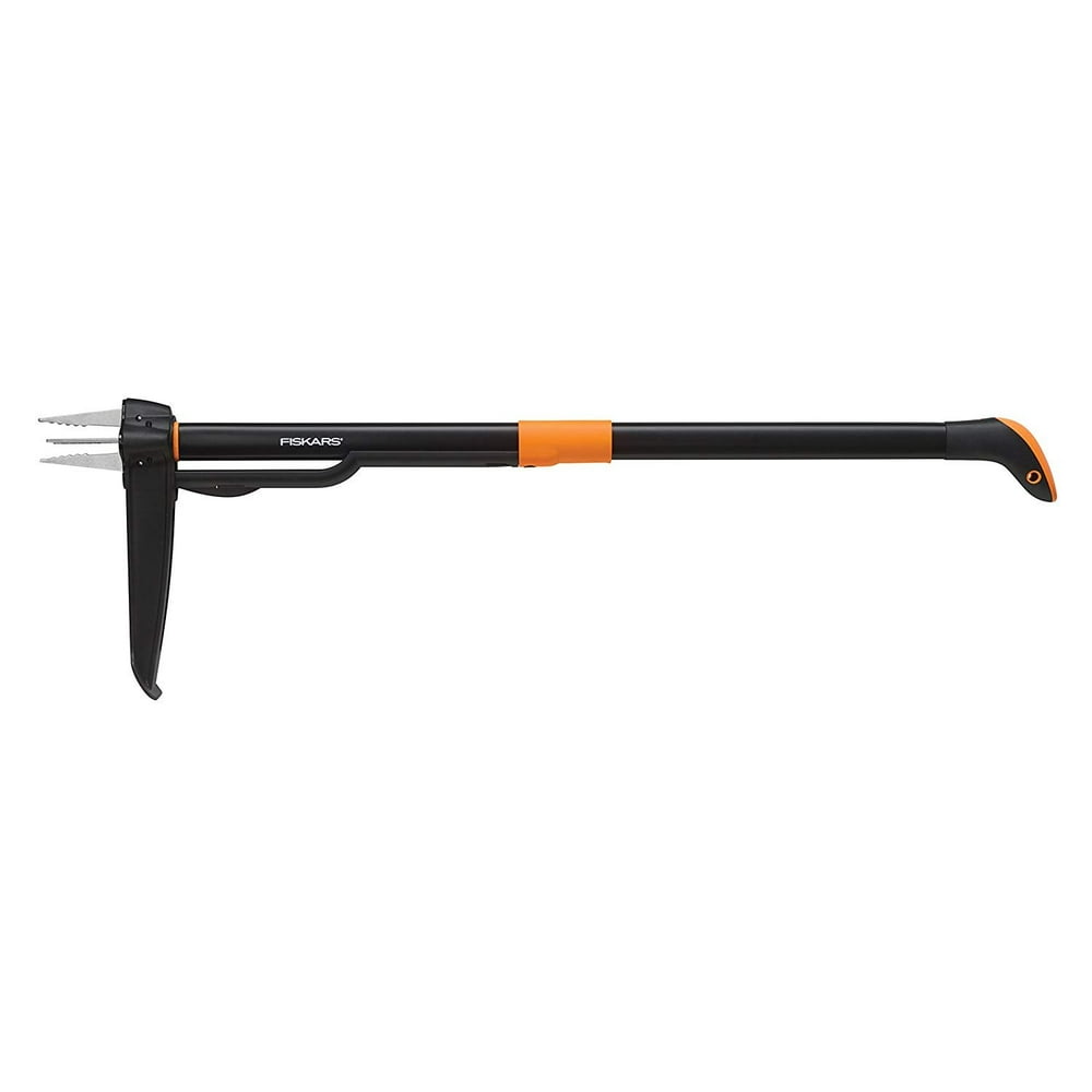 Fiskars 339950-1001 39" 4-Claw Weeder, 1-Pack, Black/Orange - Walmart ...