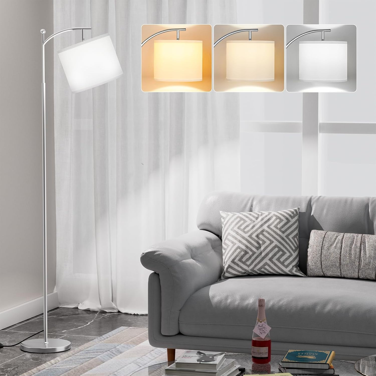 Click here for Nobrand Ambimall Floor Lamps For Living Room With... prices