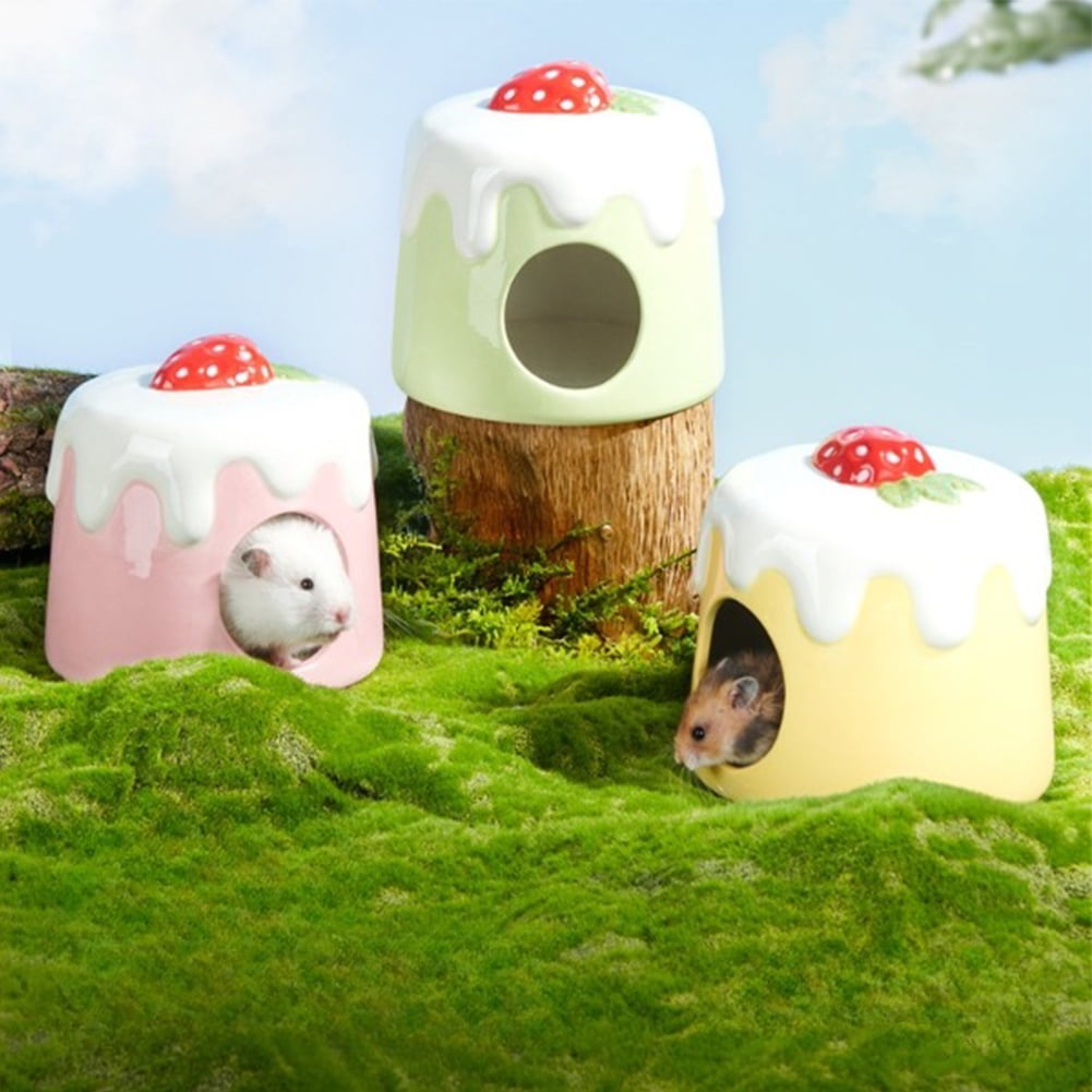 Click here for Veecome Hamster Ceramic Nest Super Cute Pudding De... prices