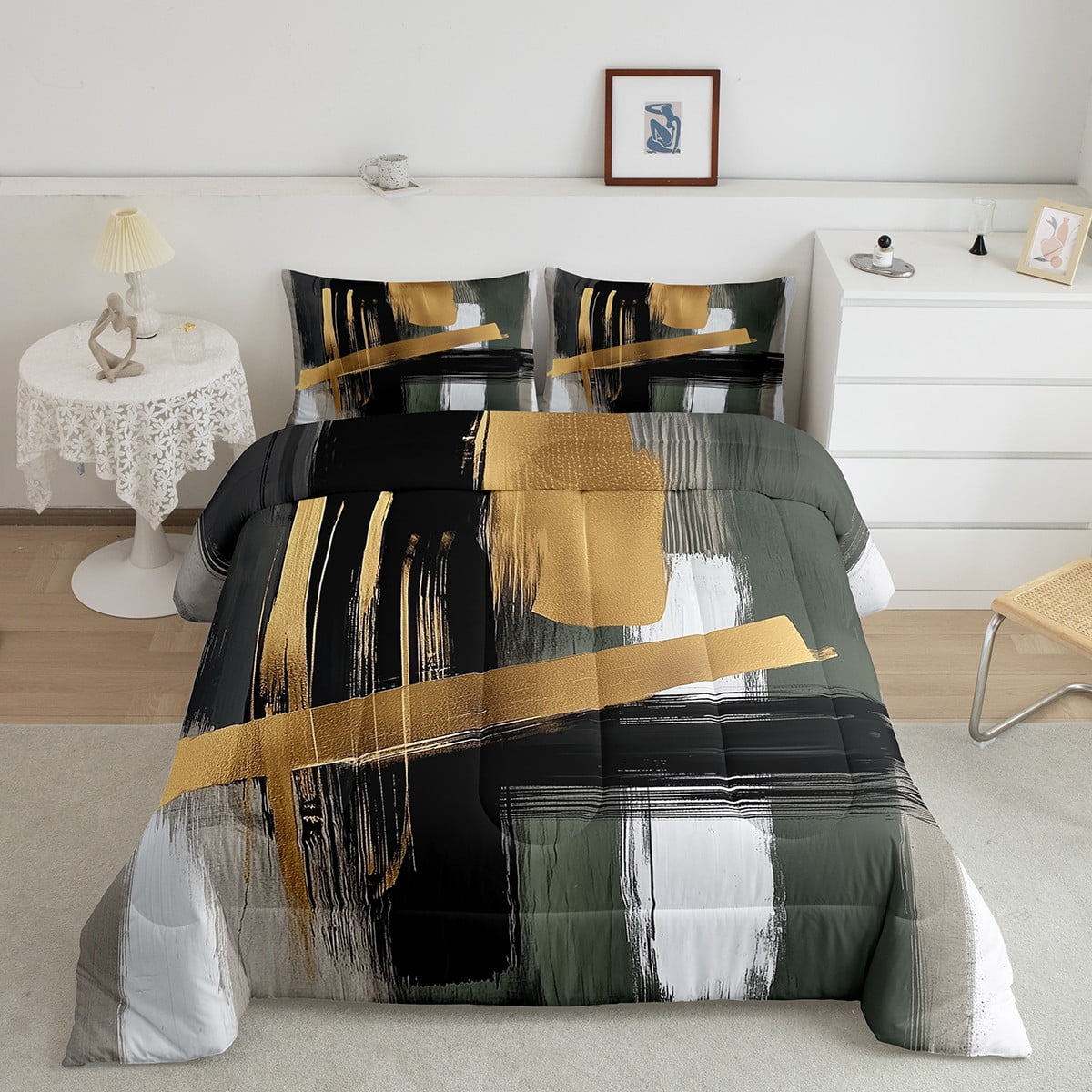Click here for Erosebridal Chic Minimalism Bedding King Comforter... prices