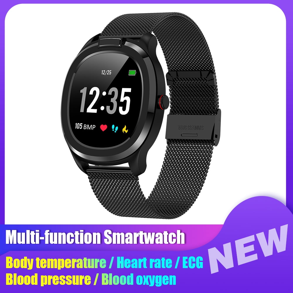 Multi-function Smartwatch Health Monitor for Heart Rate/ECG/Blood ...