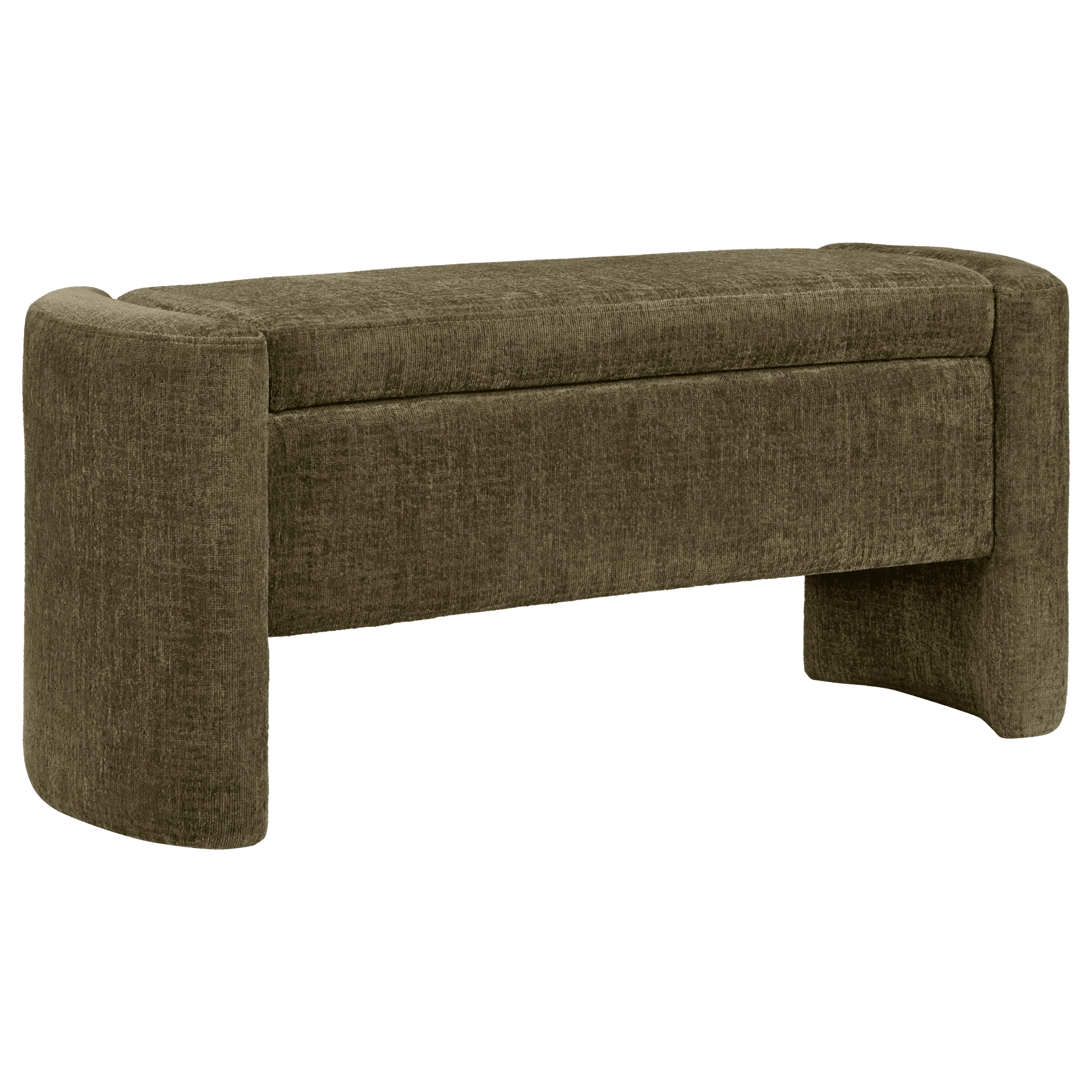 Click here for Bouclair Khaki Green Ottoman With Storage prices