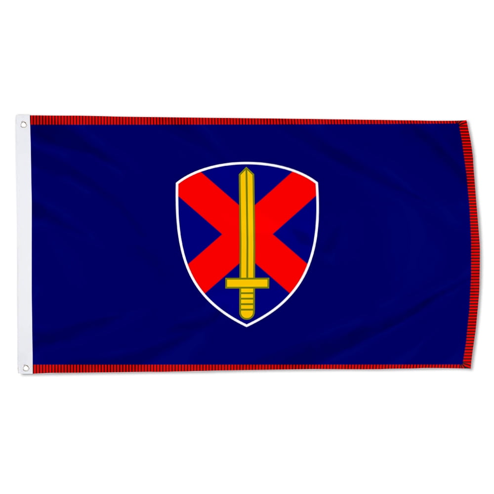 Cayyon 10th Personnel Command Flag 3x5Feet Military Banner with 2 Brass ...