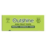 Outshine Pineapple, Watermelon, and Mango Mini Fruit Pops, Variety Pack ...