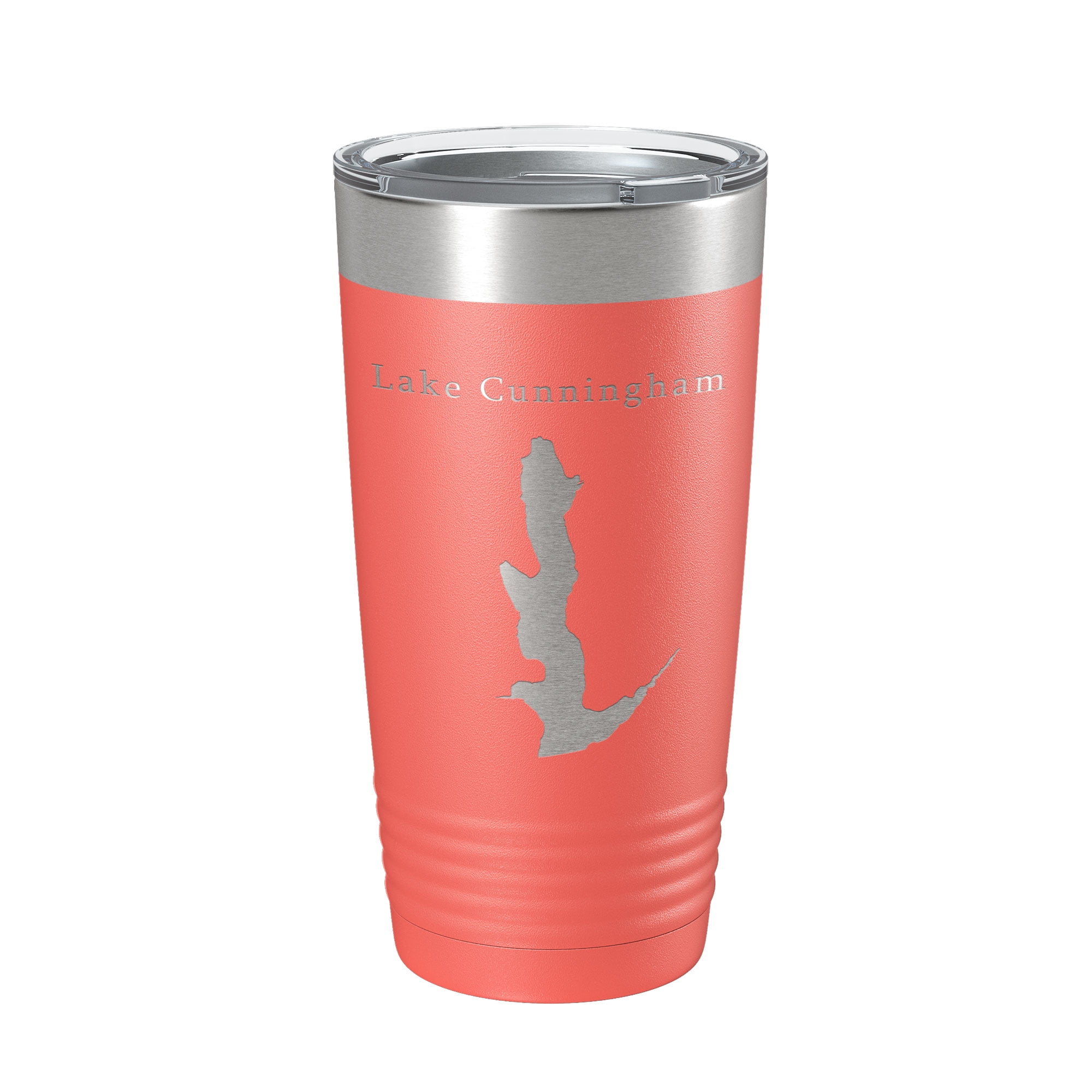 Lake Glenn Cunningham Map Tumbler Travel Mug Insulated Laser Engraved ...