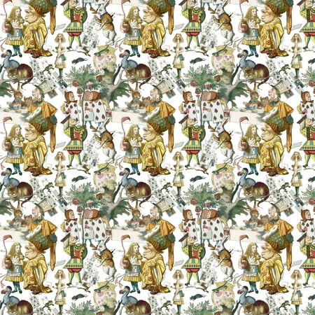Repeating Pattern - Alice In Wonderland Characters Poster Print By ...