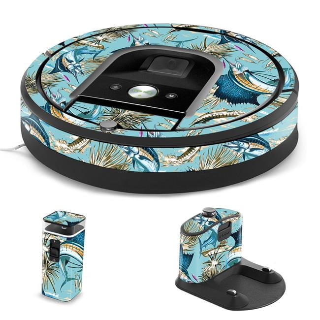 MightySkins IRRO960-Island Fish Skin for iRobot Roomba 960 Robot Vacuum ...