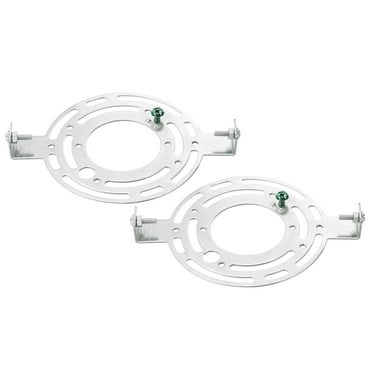 4Pcs Universal Light Fixture Mounting Bracket, Steel Round Square Light ...