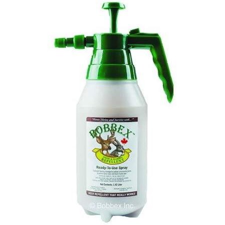 Bobbex Ready to Use EZ Pump Outdoor Garden Deer Repellent Spray, 48 oz ...