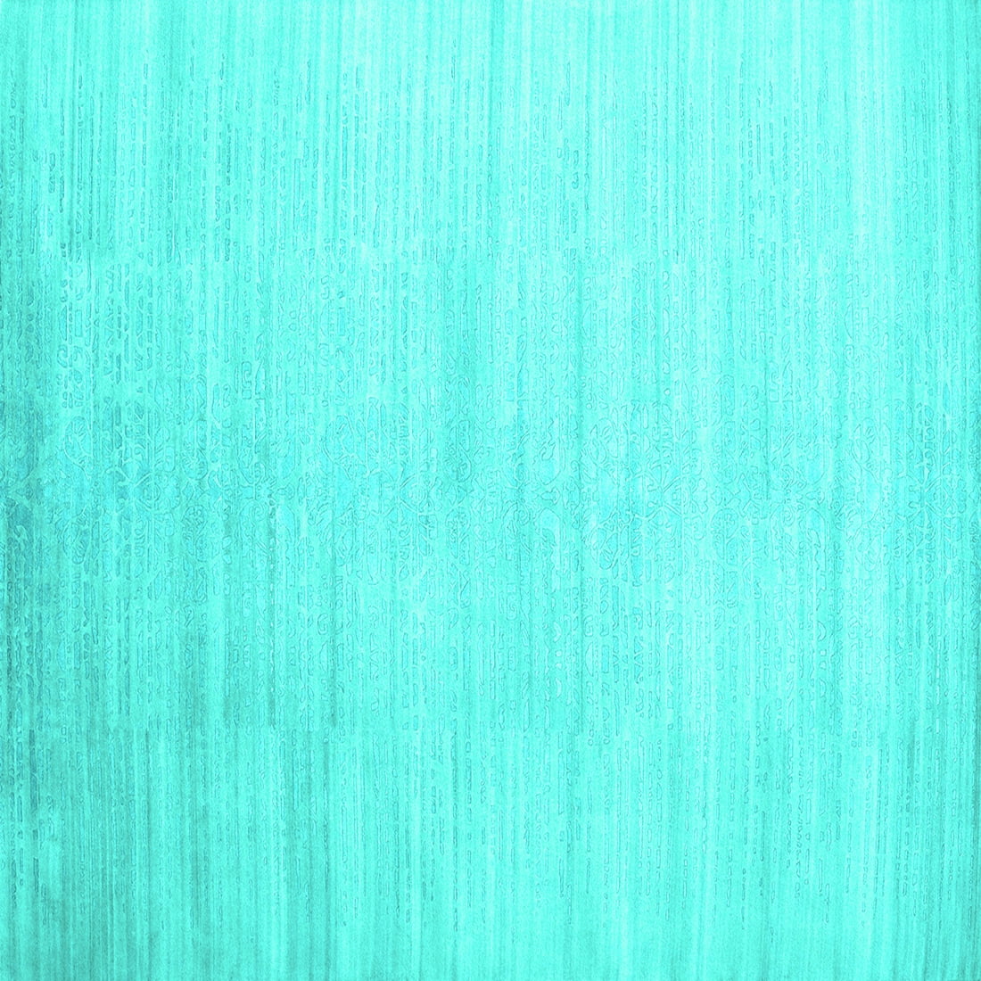 Ahgly Company Indoor Square Abstract Turquoise Blue Contemporary Area ...