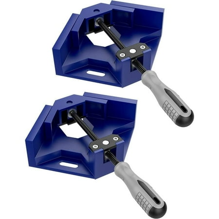 Angle Vise, [2 PACK] Aluminum Alloy 90° Angle Vise, Right Angle Clamp ...