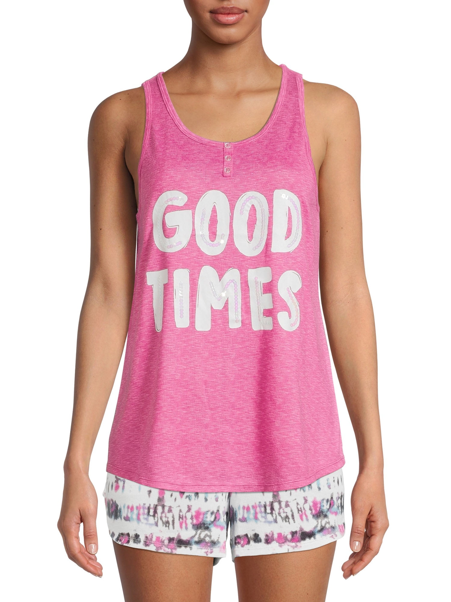 Secret Treasures Women's Sleep Tank Top - Walmart.com