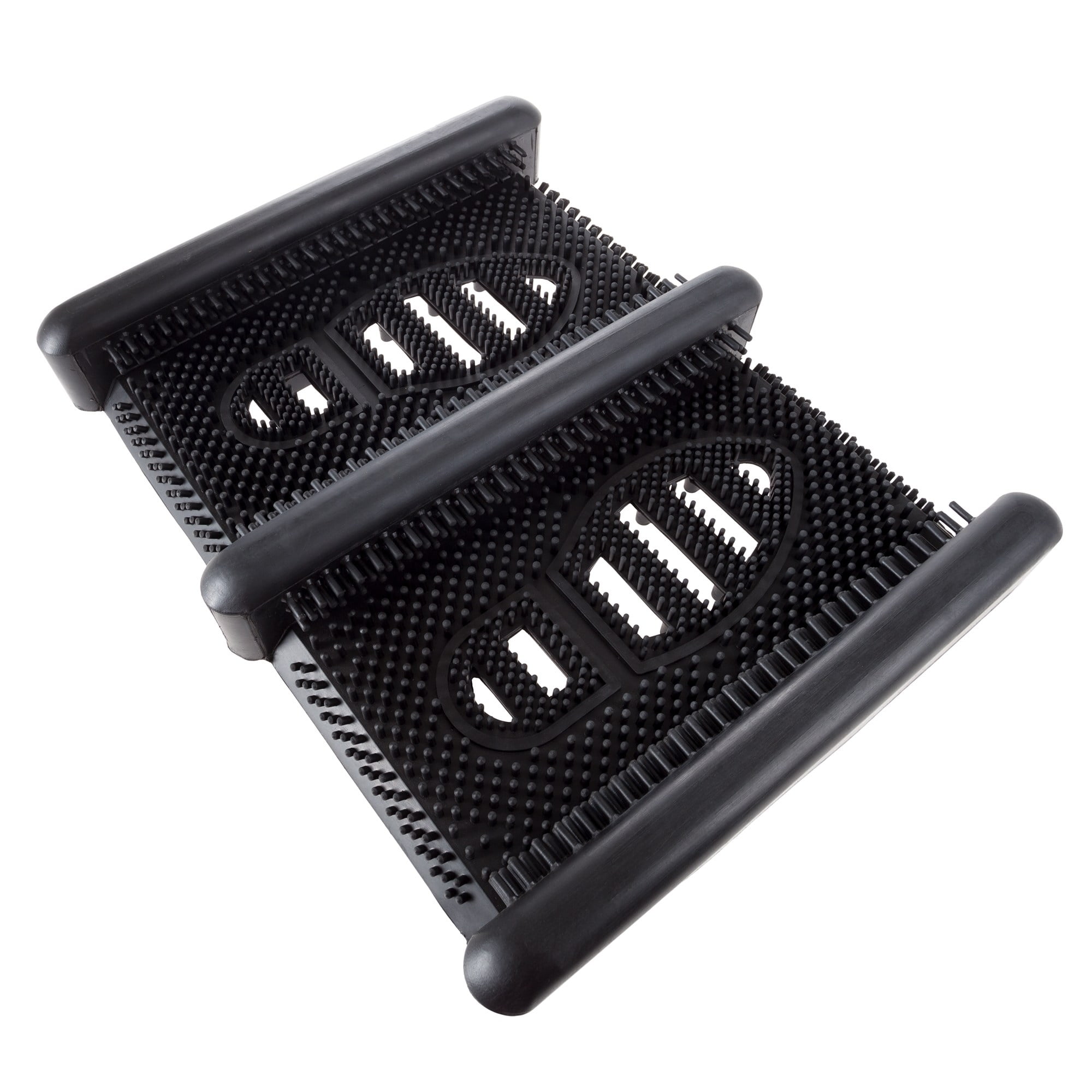 Stalwart Rubber Boot and Shoe Cleaner Scrubber Mat For Home Entryways ...