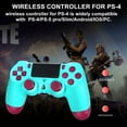 NETNEW Wireless Game Controller for PS4/Slim/Pro with Updated Joystick ...