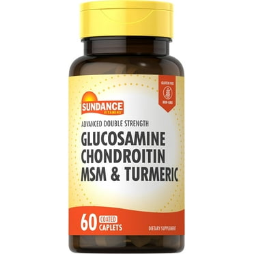 Glucosamine Chondroitin with MSM and Turmeric | 80 Caplets | Triple Strength Formula | by ...