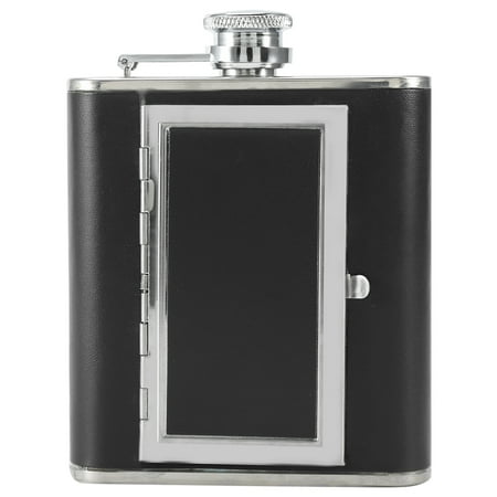 Wine Flask, Case Pocket Flagon, Lightweight 5 Oz 5 Cigarettes Built In ...