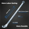 HSAPOW-10mm Extra Long Ratcheting Wrench, Flex Head & Fixed Offset Head ...