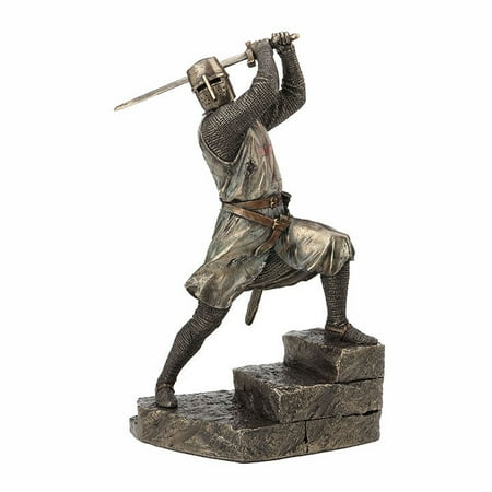 Knights Templar on Stairs Slashing With Two Handed Sword Knights ...