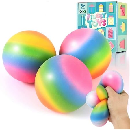 Sensory Toys Stress Balls Set for Adults and Kids 3 Pack, Fidget Toy ...