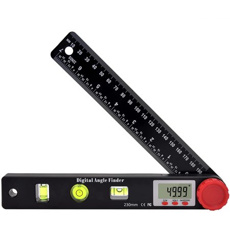 Digital Angle Ruler Protractor Spirit Level Ruler Digital Goniometer ...