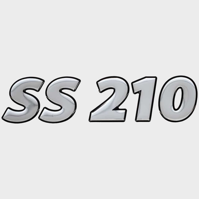 Lowe Pontoon Boat SS 210 Raised Decal 2258091 | Mirrored Silver Sticker ...