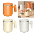 Automatic Stirring Coffee Mug Portable Stirring Mug With Lid Stainless ...