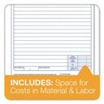 Snap-Off Job Work Order Form, Three-Part Carbonless, 5.66 X 8.63, 1 ...
