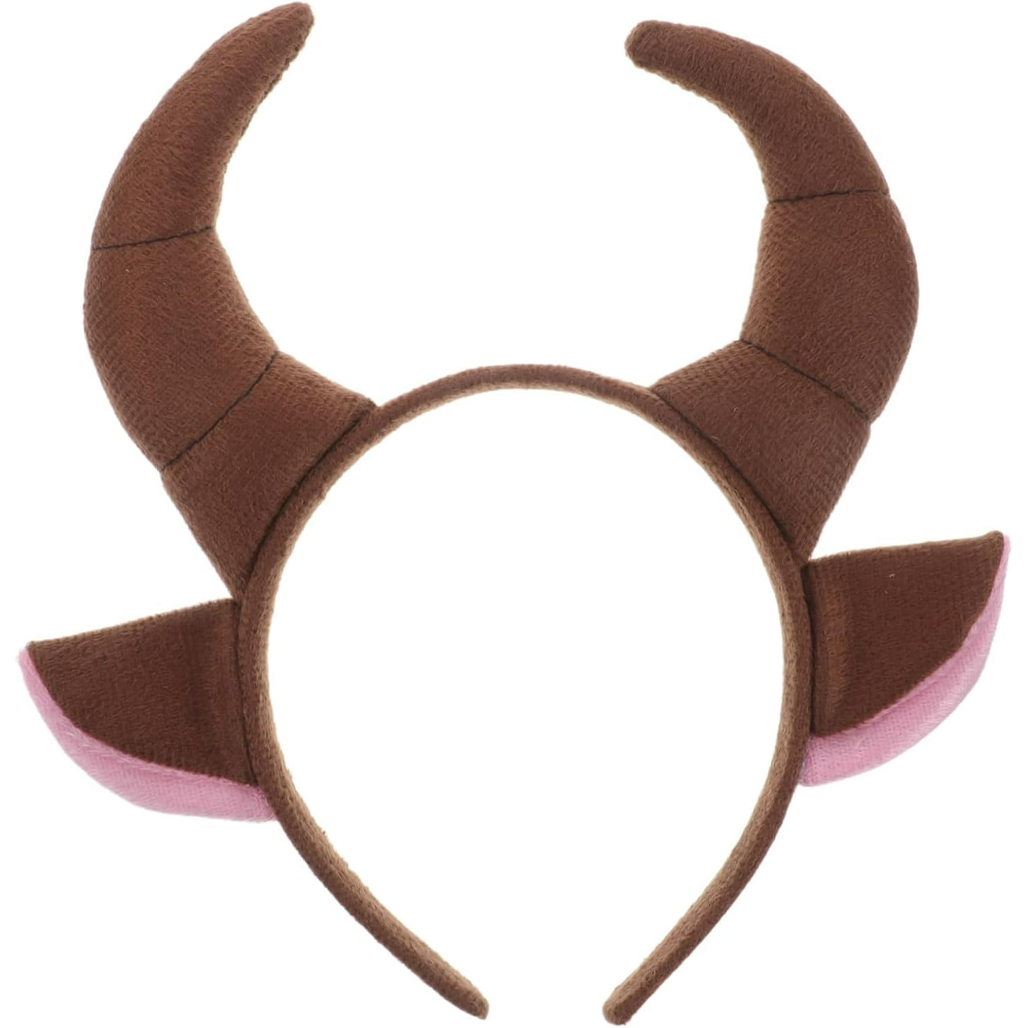 Click here for Unbranded Zoussiqi Bull Horns Headband Fun Cow Ear... prices