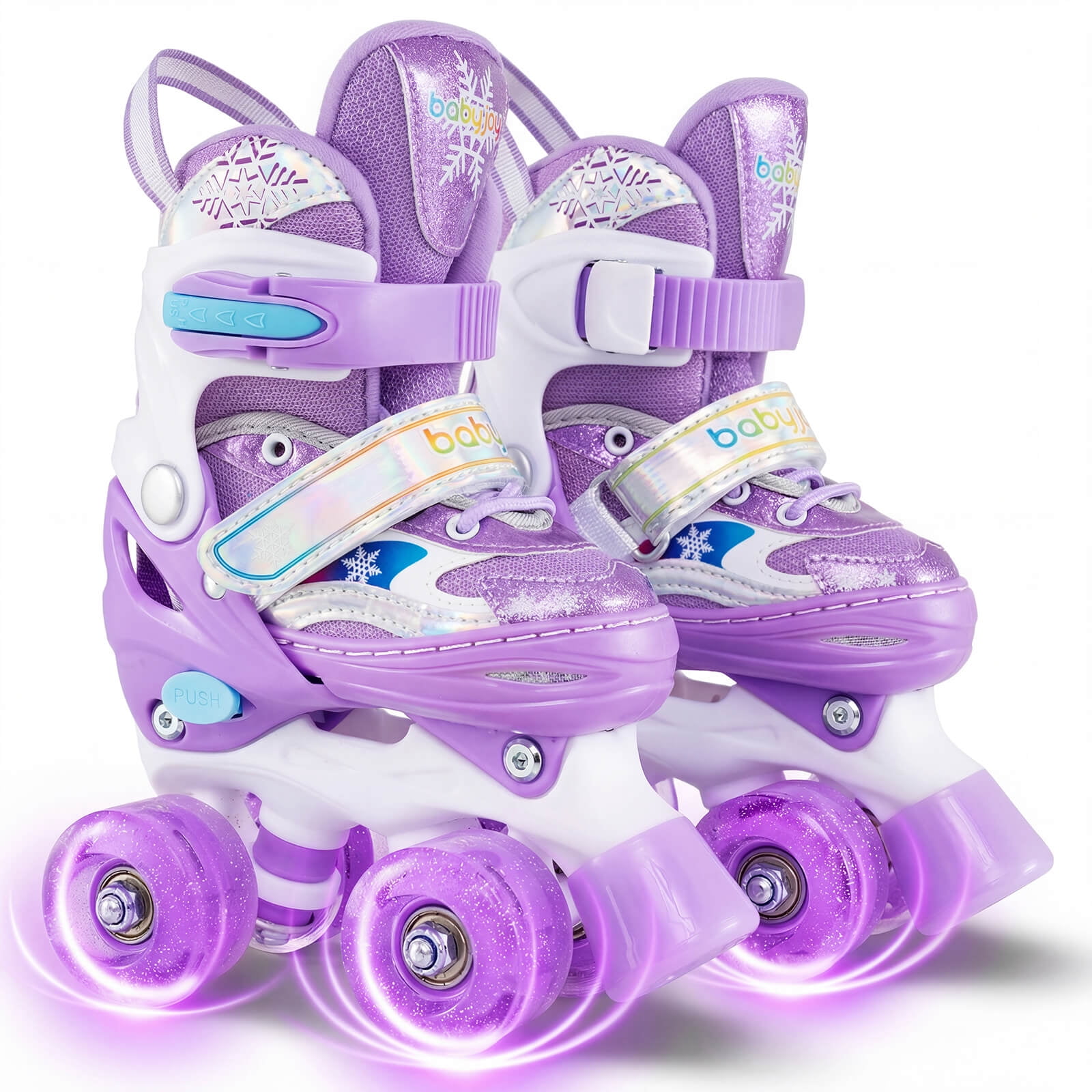 Click here for Costway Babyjoy Kids Roller Skates 4 Sizes Adjusta... prices