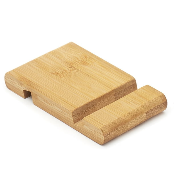 Home Basics Bamboo Desktop Cell Phone Holder - Walmart.com