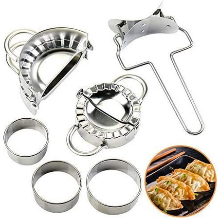 Wonton Machine and Wonton Knife 6 Pieces Stainless Steel Cutlery Kit ...