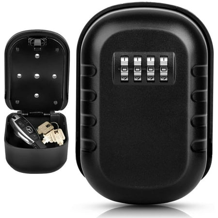 Key Safe Wall Mounted Outdoor Key Safe with Number Code 4 Digit for ...